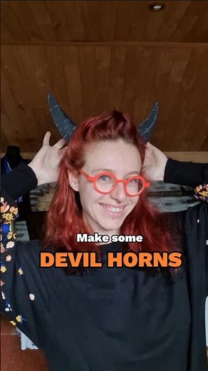 Make yourself some DEVIL HORNS with our patterns for Halloween! 😈 thedodocosplayshop.etsy.com #diy