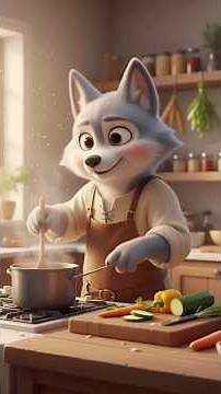 “Wolf Becomes a Chef! Pizza, Cake 🎉🍕🐺”
