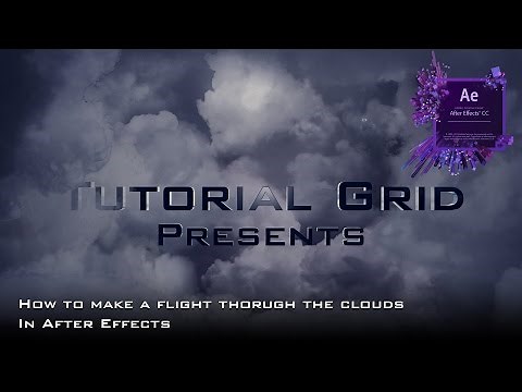 How to Create a Flying Through The Clouds Effect In After Effects Tutorial