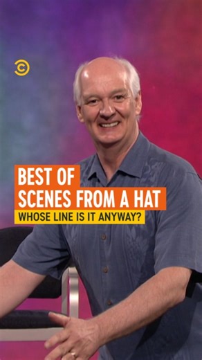 Maximum laughs, minimal planning 🎬🎩 #WhoseLineIsItAnyway #ScenesFromAHat #ColinMochrie #RyanStiles #WayneBrady | Comedy Central UK