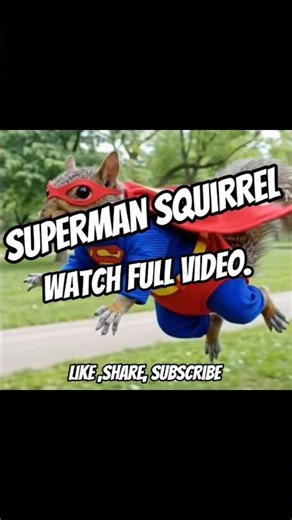 Superman Squirrel 2026 watch full video now !