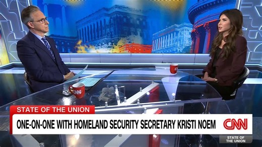 Tapper presses Noem after deadly ICE shooting