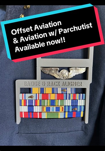 Perfect Alignment for Aviation Badges and Ribbons