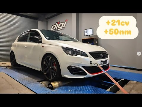 Peugeot 308 GTI 270cv Reprogrammation Moteur @ 275cv Digiservices Paris 77 Dyno