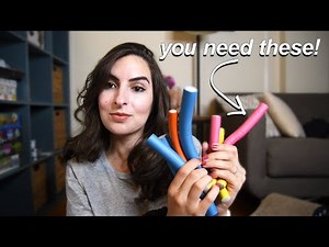 Fast Heatless Curls | Tifara Flexi Rods On Straight Hair