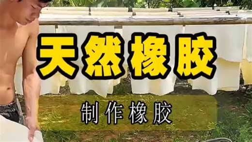 你知道天然橡胶是怎样制作的吗