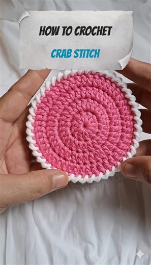 Learn how to crochet the crab stitch edging—a simple reverse stitch na nagbibigay ng clean, textured at professional finish sa kahit anong project! Perfect pang level-up ng gawa mo! #CrochetTutorial #CrabStitch #CrochetEdging #GantsilyoPH #CrochetForBeginners #HandmadeWithLove #CrochetTips | Sharon Lee Shop
