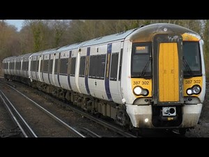 Ex C2C Class 387 - 387302 Now With Southern + 387123 Arrives At Haywards Heath For Eastbourne