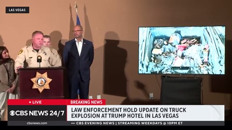 Authorities give update on Cybertruck explosion at Trump hotel in Las Vegas