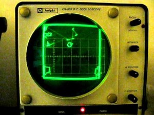 Oscilloscope Asteroids via sound card