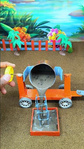 Diy construction machine project| mon science project video| #short #youtubeshorts