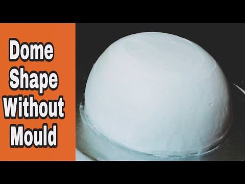 Perfect Dome Shape With Easy Method | How to make Dome Shape cake without mold cake decoration ideas