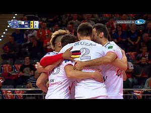 Amazing overhand defence by Hidalgo wins Jastrzebski opening rally