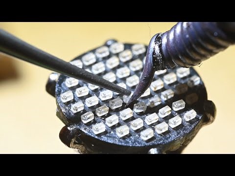 0201 rework / hand soldering 0201 LED