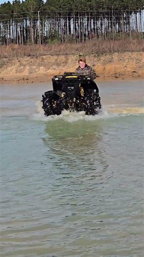 Water wheelies #canam #outlander #650xmr #waterwheelie