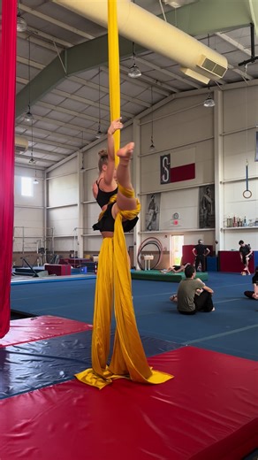 Aerial Silks Practice: When Wrapping Goes Wrong