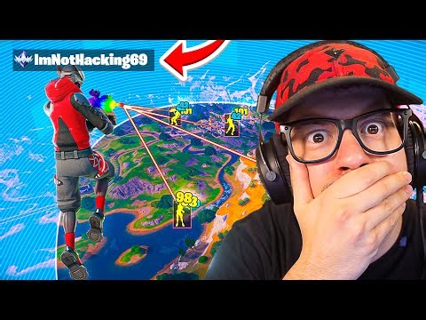 We Found a *HACKER* in RANKED! (Fortnite)