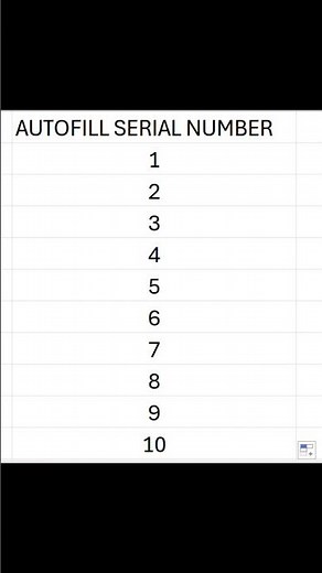 Autofill Serial Numbers in MS Excel | Quick & Easy Guide 📊✅"