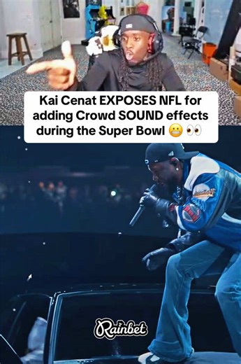 Kai Cenat Reveals NFL's Crowd Sound Effects at Super Bowl