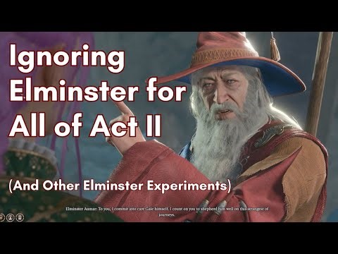 Experimenting With Elminster from Baldur's Gate 3