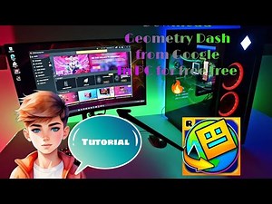 How to download Geometry Dash in PC From Google for free.(Tutorial Video)