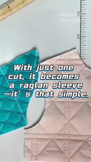 WHOLEHEARTED Sewing Tutorials & Tools on Instagram: "With just one cut, it becomes a raglan sleeve—it’s that simple. #Wholeheartedapparel #Wholeheartedsewingtutorials #Wholeheartedsewing #Sewingtutorials #Sewinglife machinerepair"