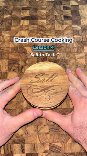 OsoHuman on Instagram: "Salting to taste is an important skill to develop as a cook. The best way to practice is by experimenting. Add a little salt at a time to different types of food until you hit peak flavor. Continue to push it until its too salty. This will help you learn the boundaries of properly salted food. #salt #learntocook #fundamentals"