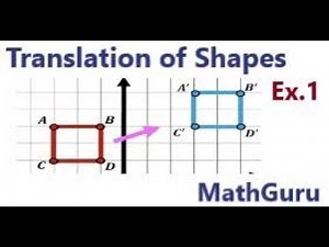 Translating Shapes on Cartesian Plane : Transformation | Examples 1