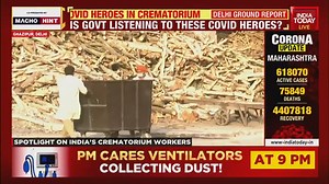2.1K views · 23 reactions | Crematorium workers seek vaccine jabs on priority #Coronavirus #COVID19 #India #NewsTrack | Rahul Kanwal | India Today | Facebook