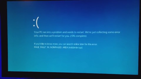 How to fix PAGE FAULT IN NONPAGED AREA NVLDDMKM SYS win 10