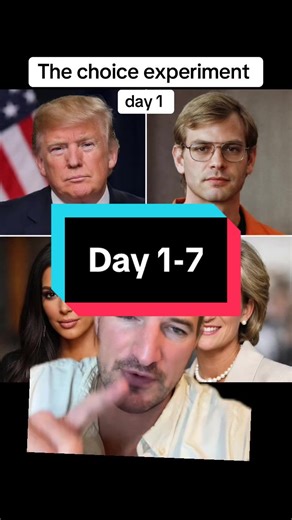 Day 1-7 of the choice experiment let me know in the comments what you think the questions should be for day two and head on over to Instagram if you want to have the vote. #viral #choice #experiment #whatwouldyourather