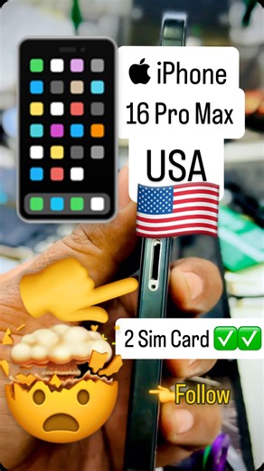 Vishal Mobile Solution on Instagram: "iPhone 16 Pro Max eSIM lock device converted to dual physical SIM card with all SIM card working 4G 5G everything is working fine and all other application like FaceTime iMessages and Wi-Fi calling each and everything is working. #esimdevices #usa #punjab #haryana #rajasthan #himachal"