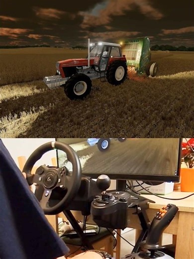 Farming Simulator Ursus Turbo 1614 Steering Wheel Manual Gearbox Thrustmaster Farmstick