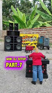 Mini dj setup Part.7 | miniatur sound system