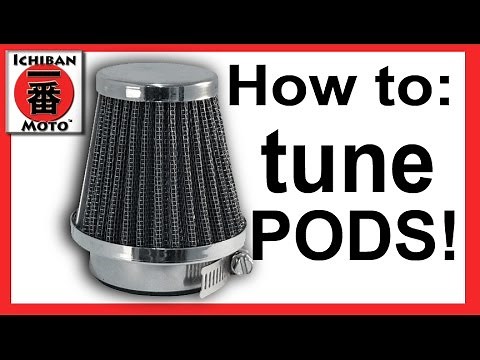 How To rejet for filter pods and tune motorcycle cv carburetors jetting for café racer motorcycle