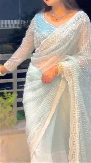 ✨❤️New trendy party wear saree design 2026 | ✨beautiful saree look✨#shorts #youtube