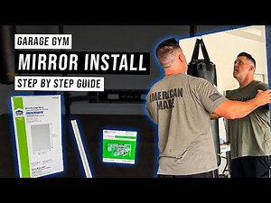 How to INSTALL Garage Gym MIRRORS | Step by Step Guide | Avoid the Mistake I Made