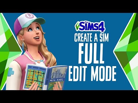 The Sims 4: CAS Full Edit Mode Cheat 👕✔