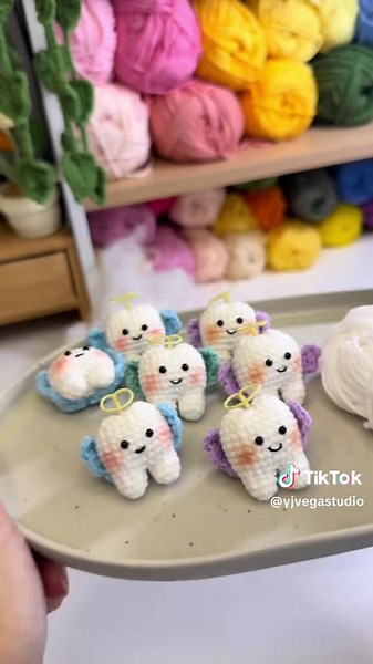 Custom Tooth Keychain Crochet Project for Christmas