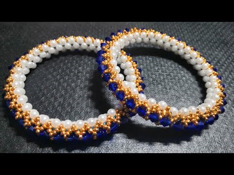 Beaded bangle / How to make bangle using beads