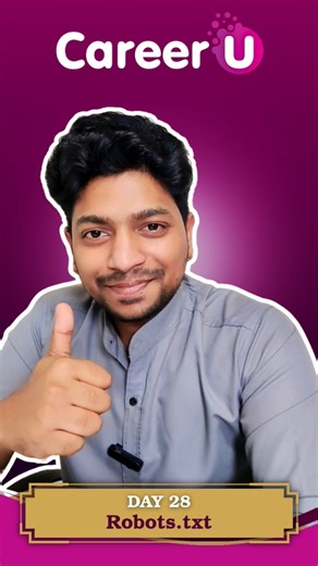 Robots.txt Explained | Day 28 – 30 Days SEO Challenge #shorts #ytshorts