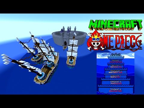 Impel Down with All Level 1 - 6 / BEST One Piece MAP ! Minecraft