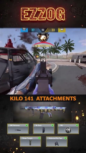 KILO 141 Best Attachments in Rank Match Multiplayer Call Of Duty #codm