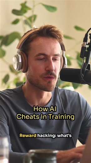AI models often train through reinforcement learning—the same as training dogs. When developers' rewards aren't calibrated perfectly, though, models can find unintended 'policies' to unlock rewards. For researches this is usually annoying, and sometimes comical. But it's an idea sci-fi is taken with. #AI #ReinforcementLearning #AIAlignment #MachineLearning #AITraining