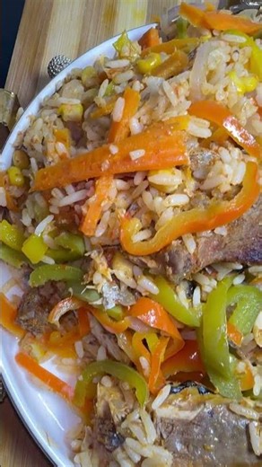 The most easy, clean and healthy rice recipe you’ll ever see on the internet🤤#rice #food #veggies