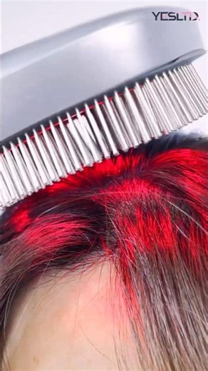Tri-Light Growth Comb: Red, Blue, Blend—Tap, Glow, Grow!