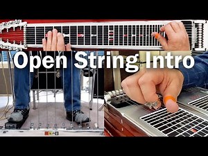 Open String Intro in E | Pedal Steel Guitar Lesson