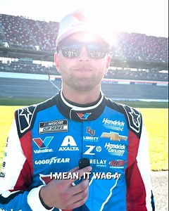 Big track Byron. Five straight Talladega Superspeedway top 10s for William Byron (P3) is the longest active streak in the Cup garage. | NASCAR