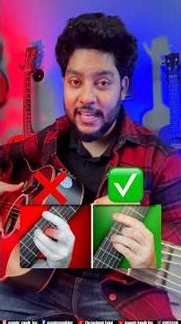 Beginners Most Common Chord Mistakes | Chords Clean Nahi Bajte? Buzzing & Muted Problems | #shorts