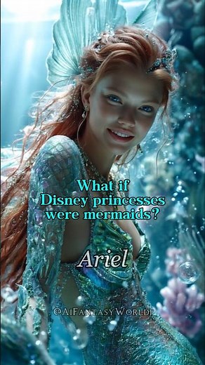What if all the Disney princesses were mermaids?